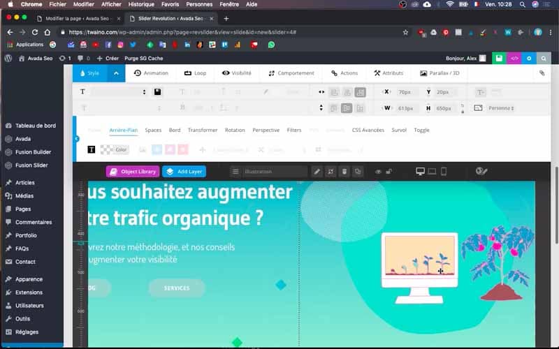 Comment créer et paramétrer un Slider Revolution ? | Twaino