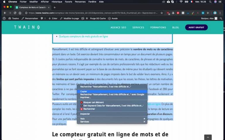 Compteur de Mots et Caractères | Gratuit et En ligne - Twaino