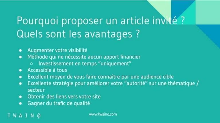 Pourquoi et comment écrire un article invité ? [Guide Complet] - Twaino