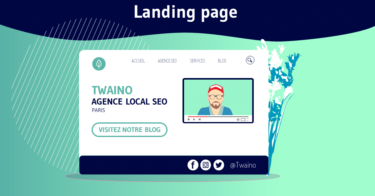Définition Landing page | Twaino