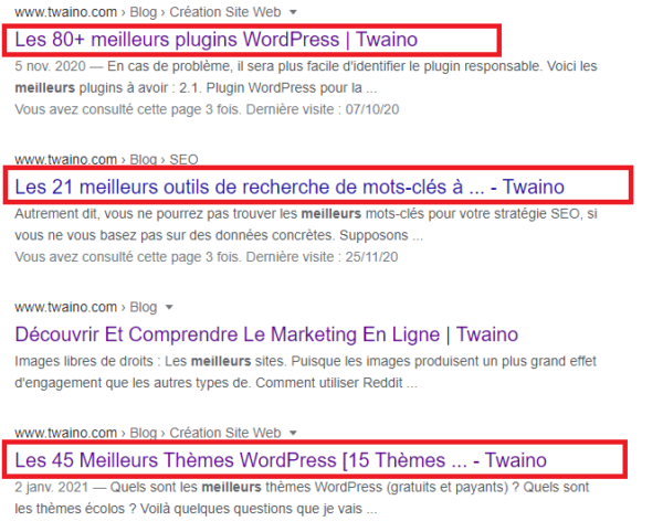 Définition - Balise Title | Twaino