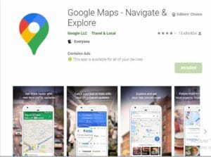 Définition Google Maps - Twaino